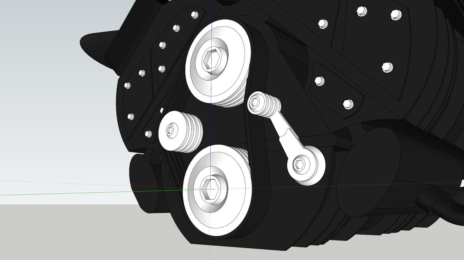 GM Engine 3D model | CGTrader