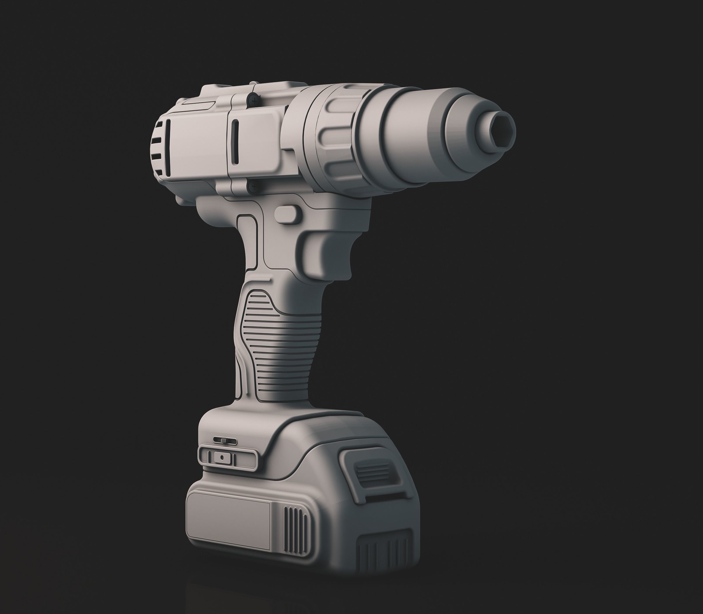 DeWalt Cordless Drill Machine Free 3D Set Up free 3D model | CGTrader
