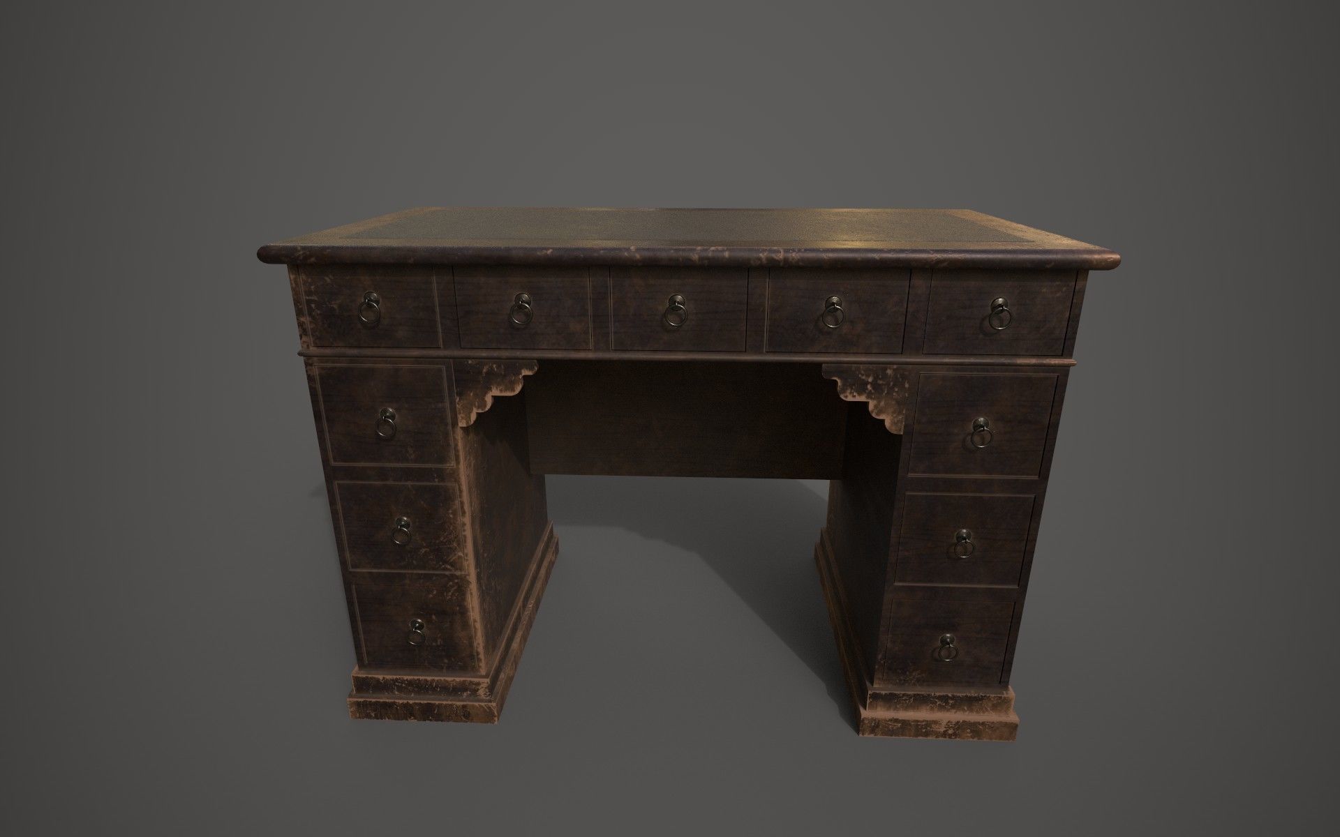 3D model Damaged table Rustic and old VR / AR / low-poly | CGTrader
