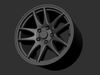 Mitsubishi Lancer Evolution IX Stock OEM Rims 3D print model 3D model ...