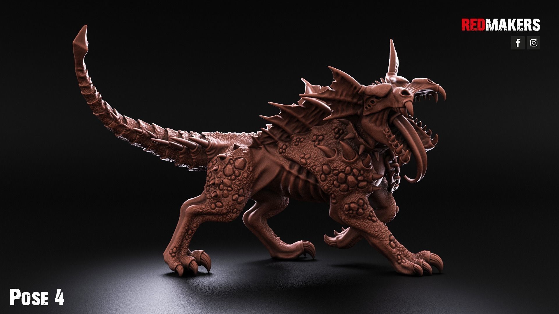 Hell Hounds - Demons 3D model 3D printable | CGTrader