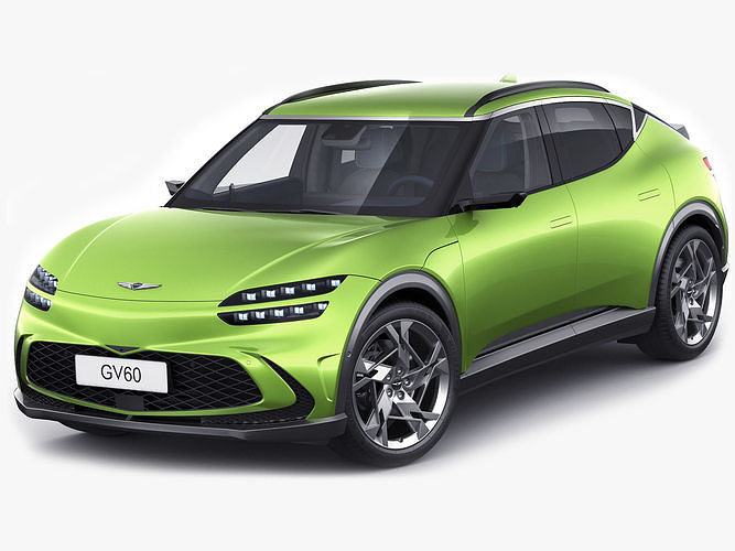 Genesis GV60 2022 3D model | CGTrader