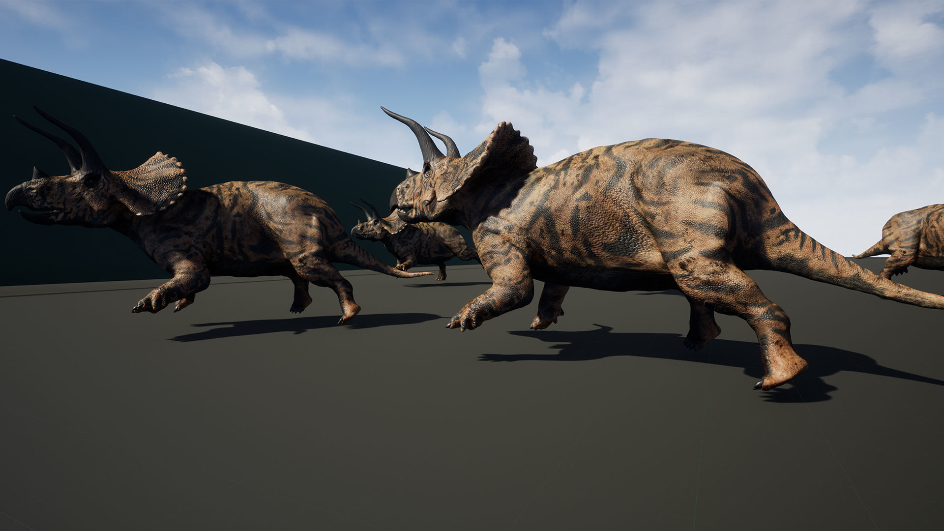 3D model Triceratops Unreal Engine and Unity Projects VR / AR / low ...