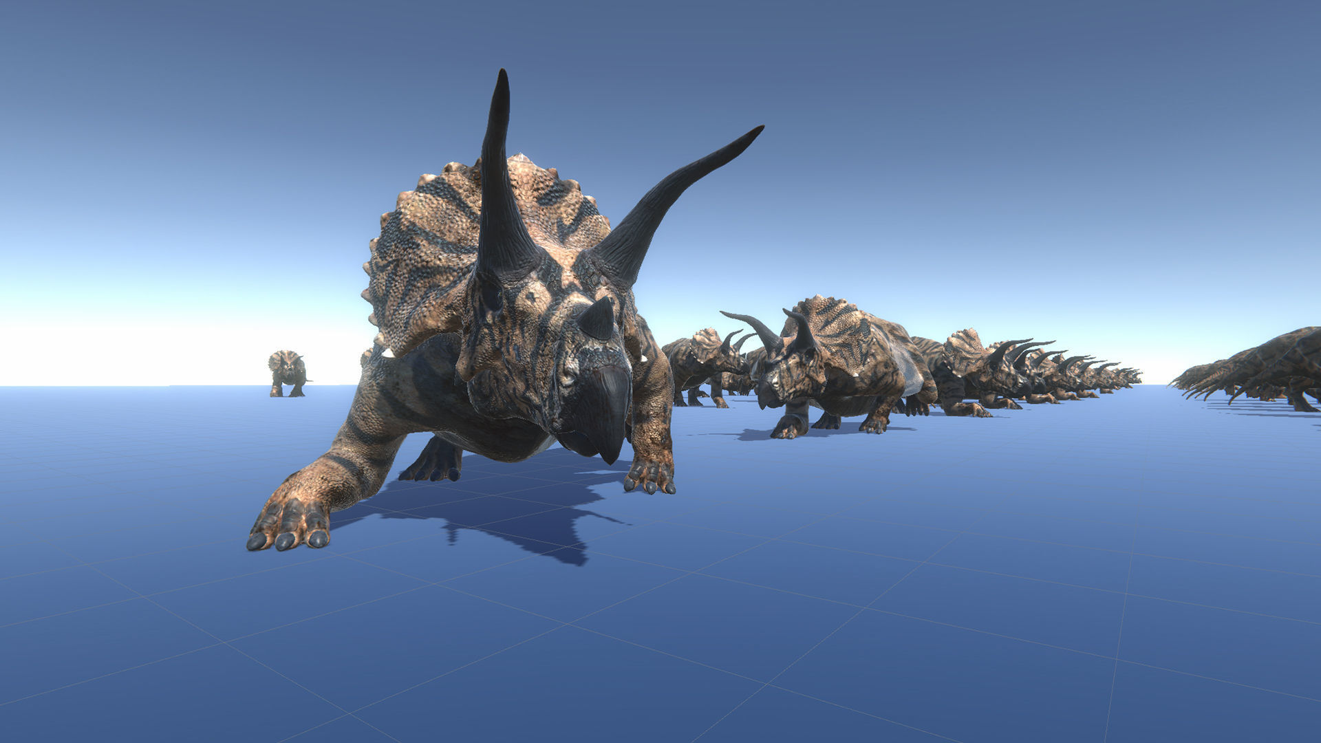 3D model Triceratops Unreal Engine and Unity Projects VR / AR / low ...