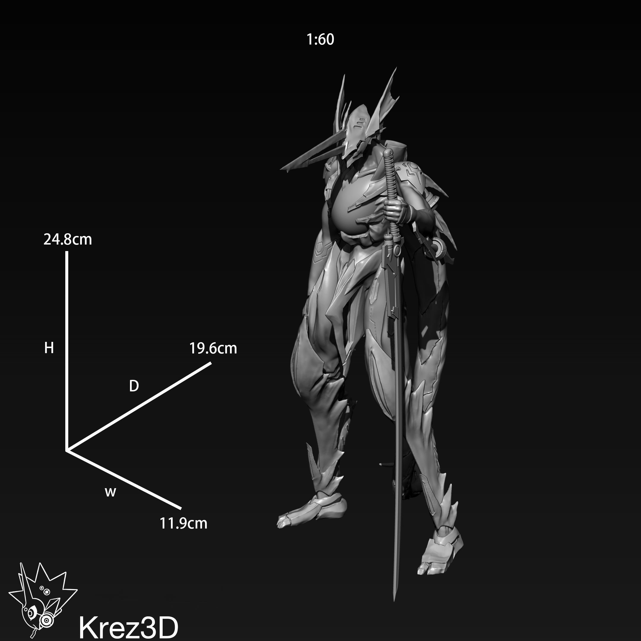 White Seikijin 3D model 3D printable | CGTrader