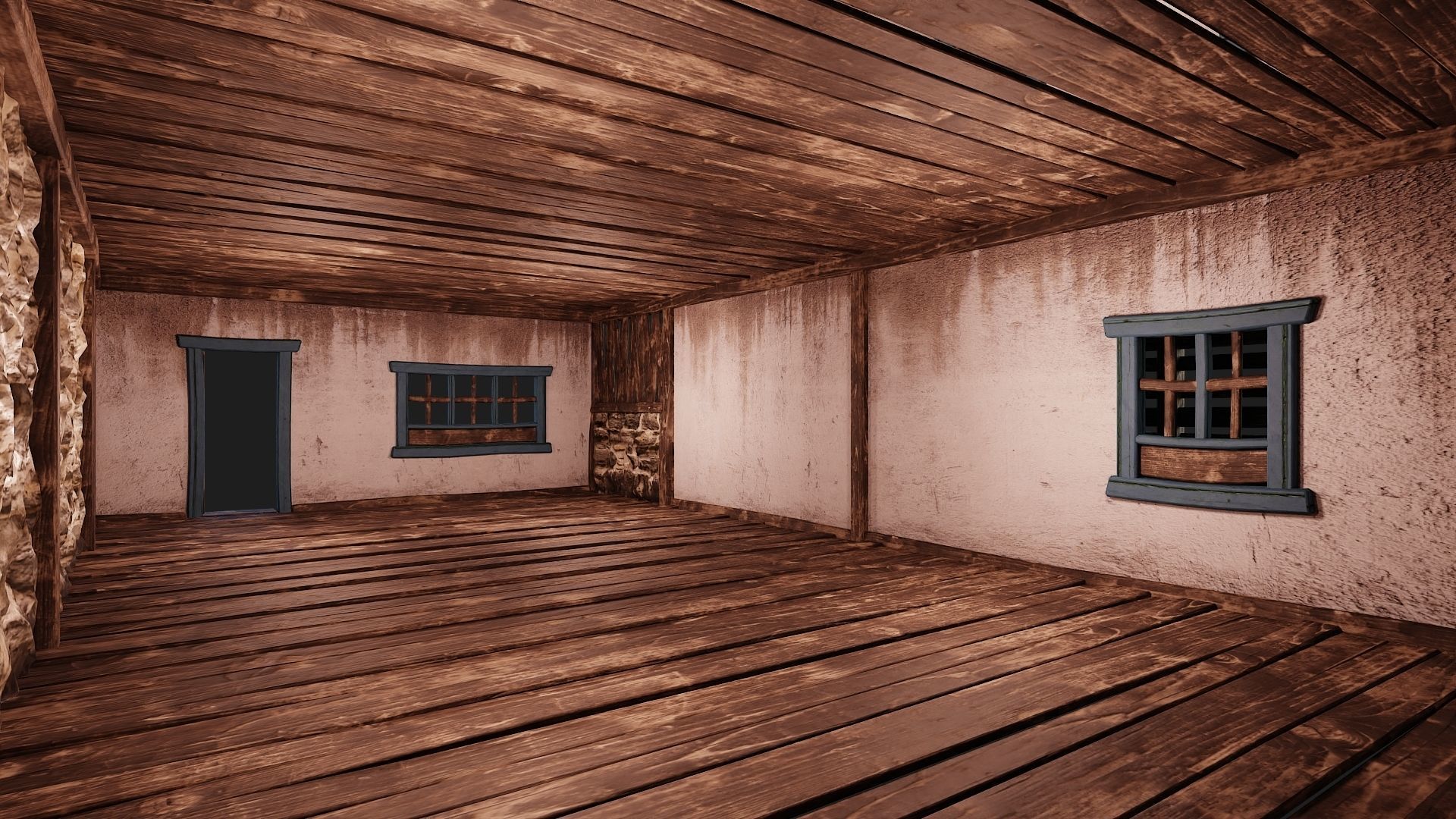 3D model Old House Building 4K Textures GameReady 165 VR / AR / low ...