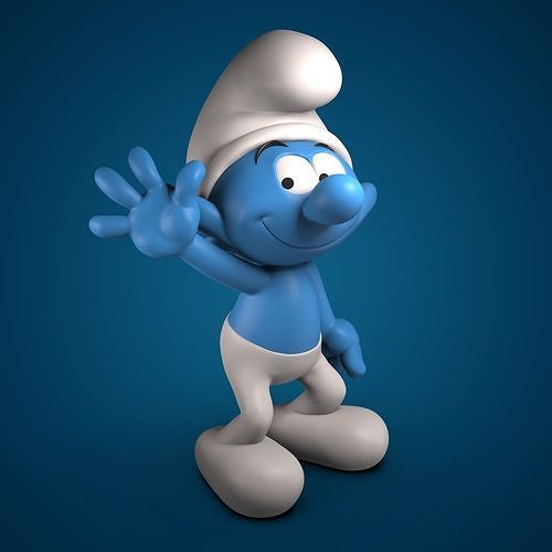 Smurf 3D model 3D printable | CGTrader