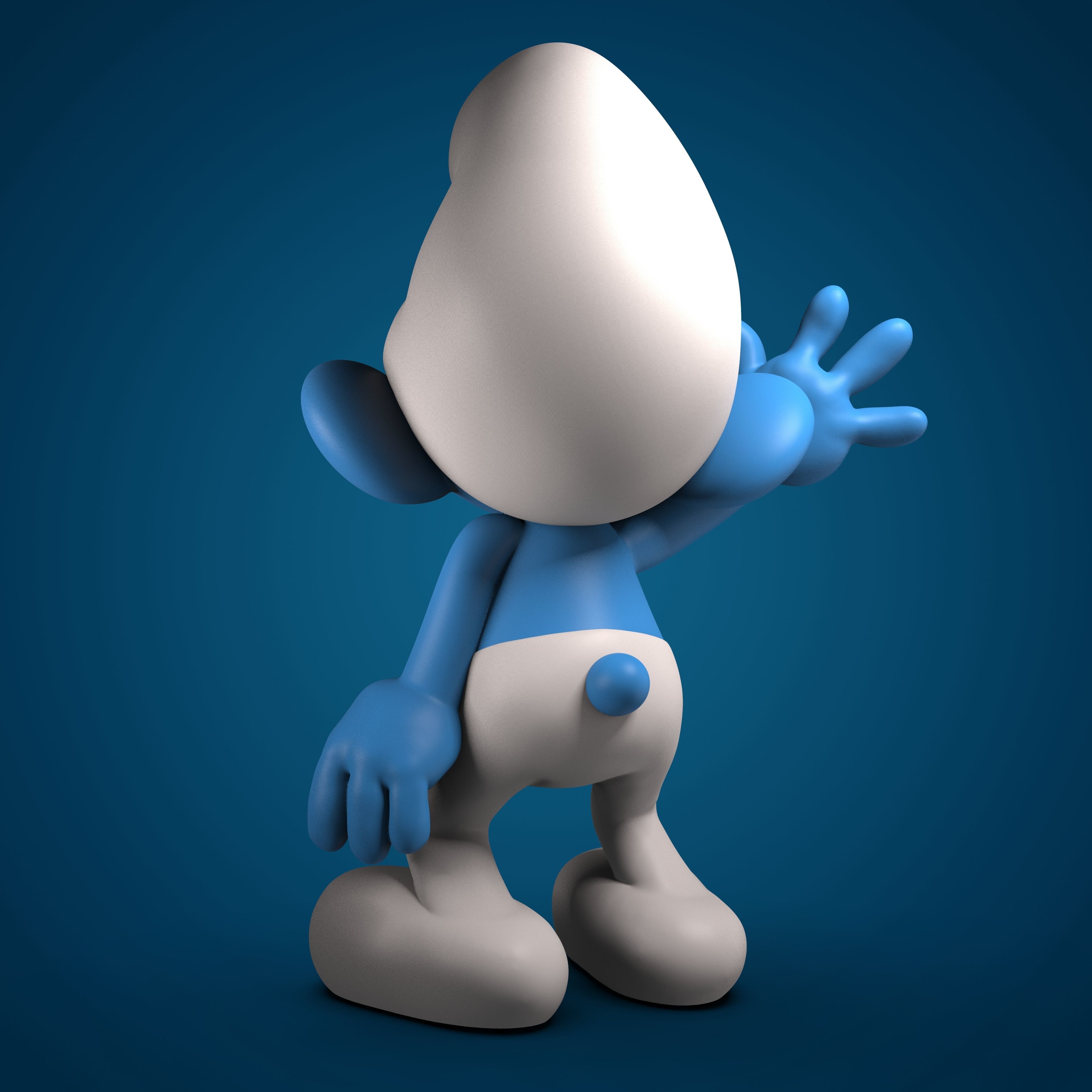 Smurf 3D model 3D printable | CGTrader
