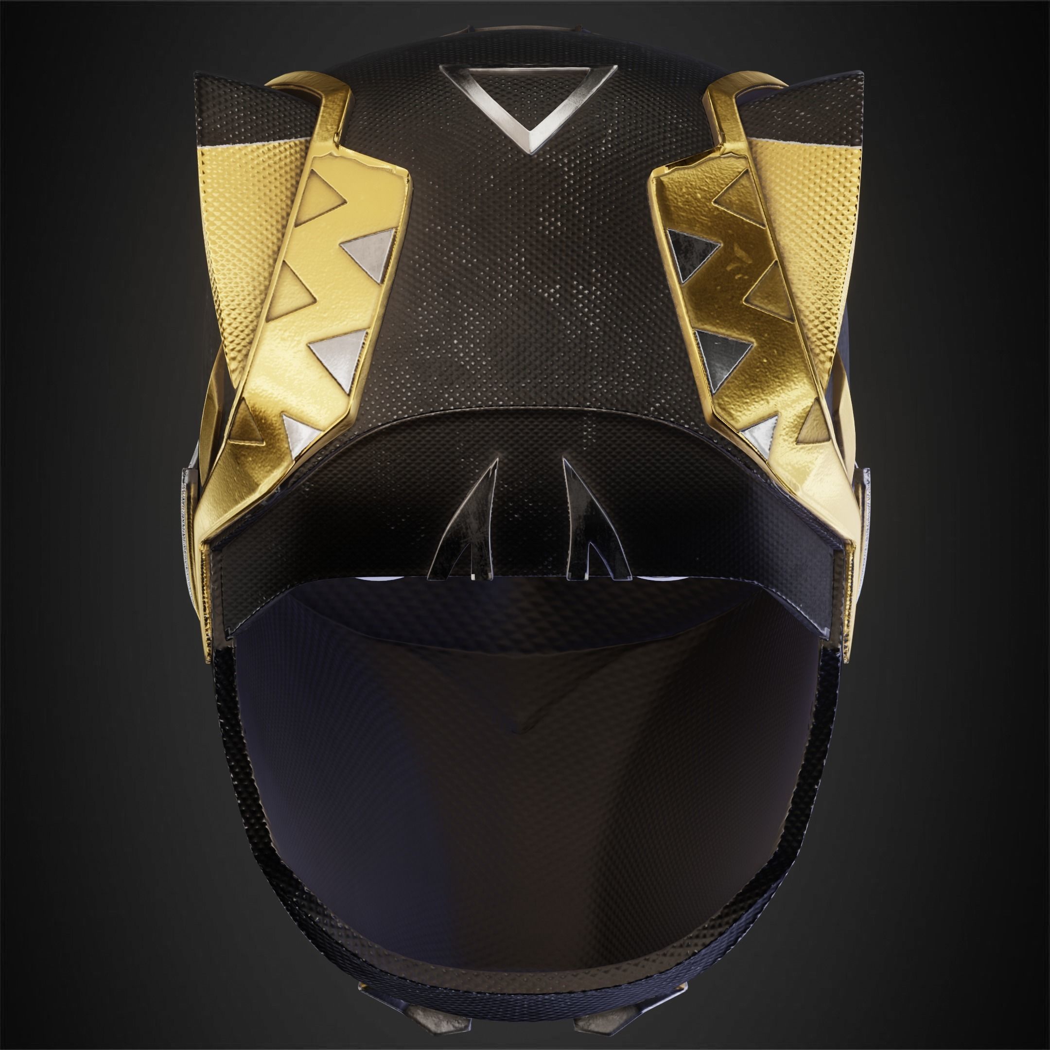 Black Panther Shuri Helmet for Cosplay 3D model 3D printable | CGTrader