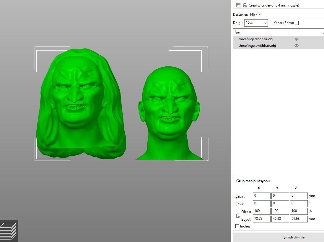 Three Fingers 3D model 3D printable | CGTrader