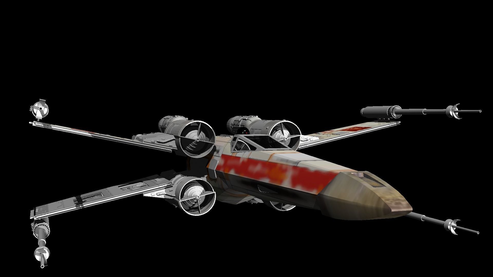 Star Wars X-Wing Fighter 3D model | CGTrader