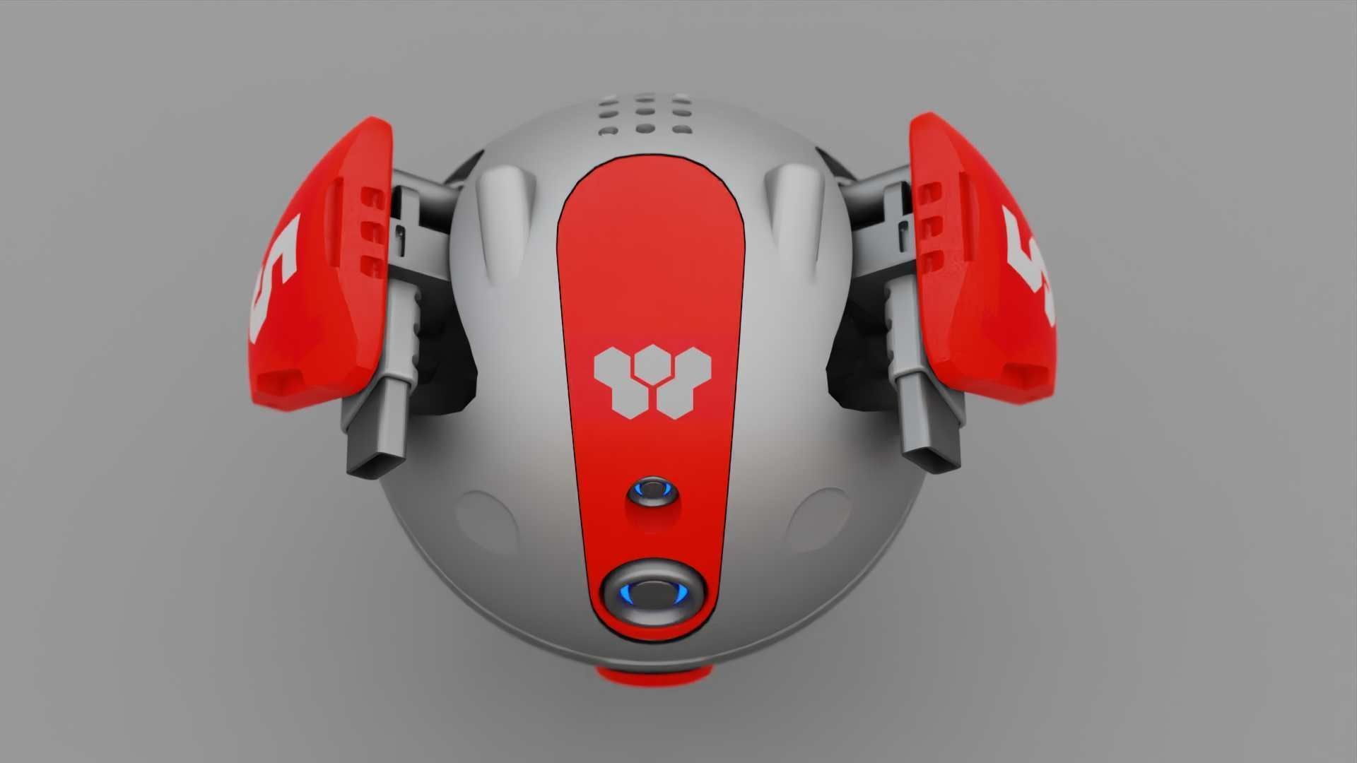 BALL DROID RIGGED free 3D model rigged | CGTrader