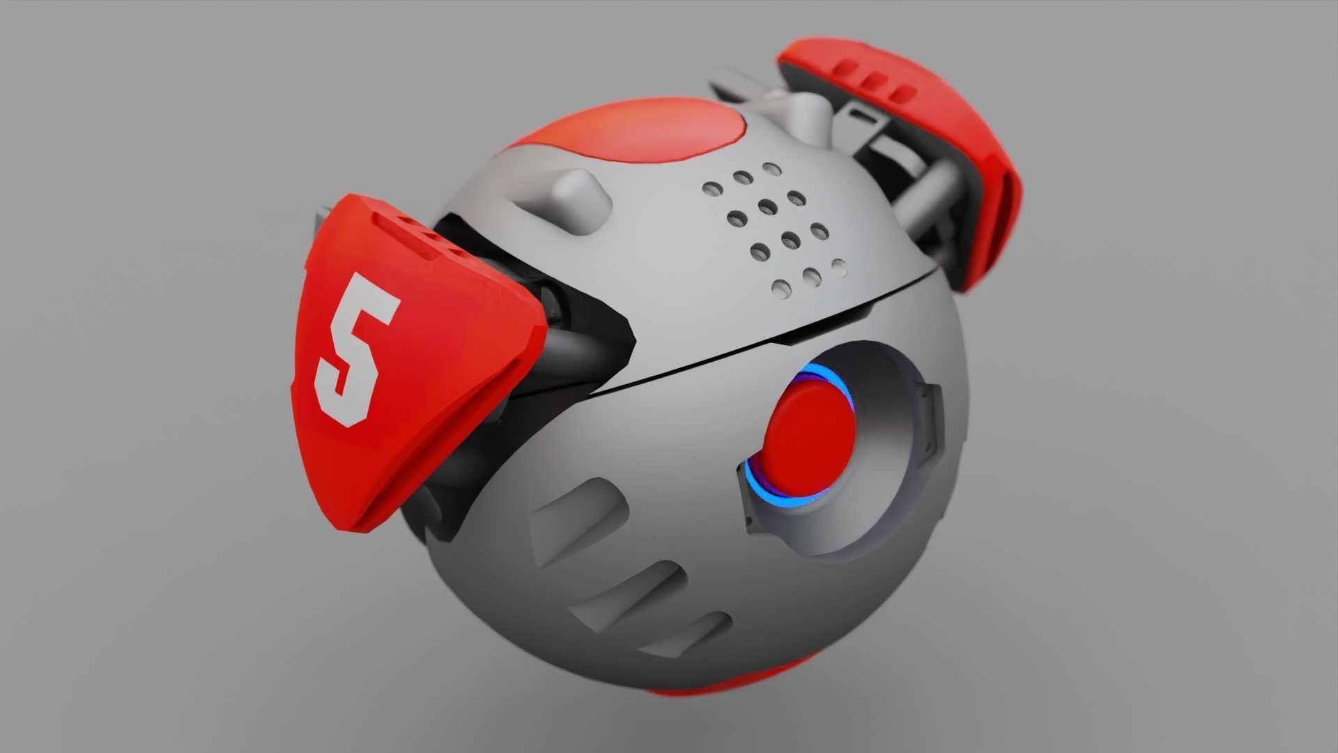 BALL DROID RIGGED free 3D model rigged | CGTrader