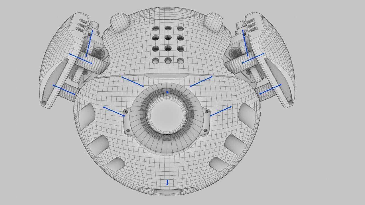 BALL DROID RIGGED free 3D model rigged | CGTrader