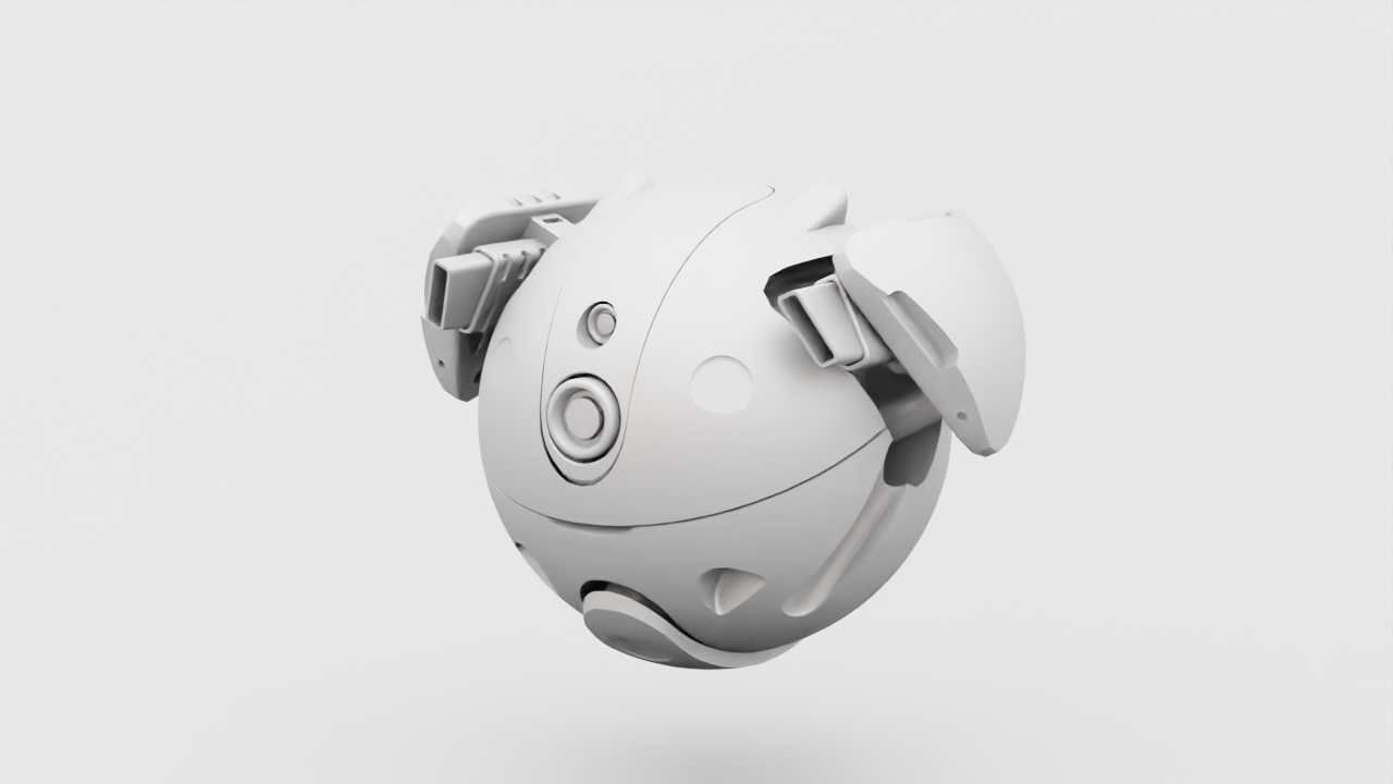 BALL DROID RIGGED free 3D model rigged | CGTrader
