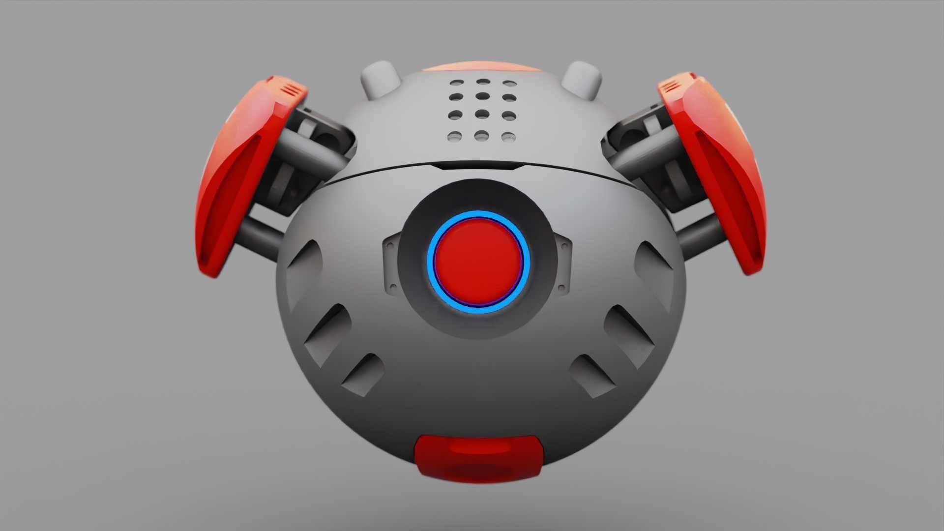 BALL DROID RIGGED free 3D model rigged | CGTrader