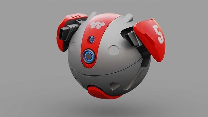 BALL DROID RIGGED free 3D model rigged | CGTrader