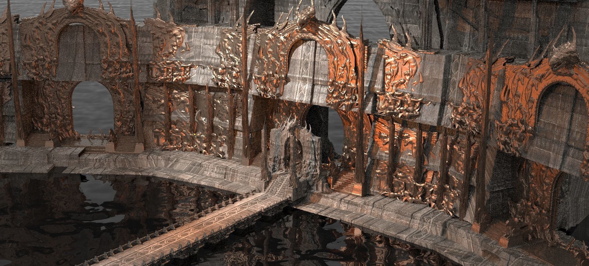 Dantes Underworld City 1 3D model | CGTrader