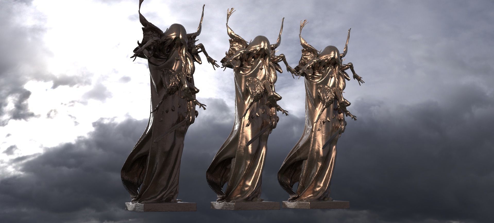 Ghost Demon Abstract 2 3D model | CGTrader