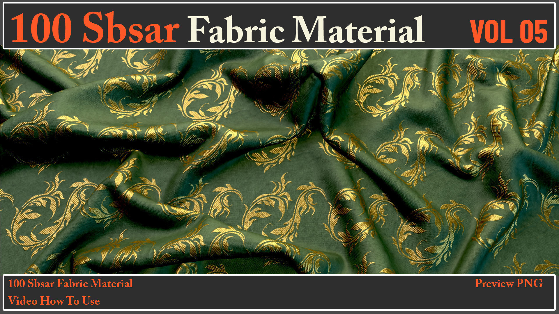 100 SBSAR Files Fabric Materials VOL 05 - Video How To Use Texture ...