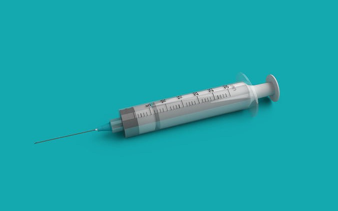 3D model Syringe VR / AR / low-poly | CGTrader