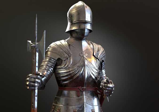 3D model Medieval Gothic Knight armor VR / AR / low-poly | CGTrader