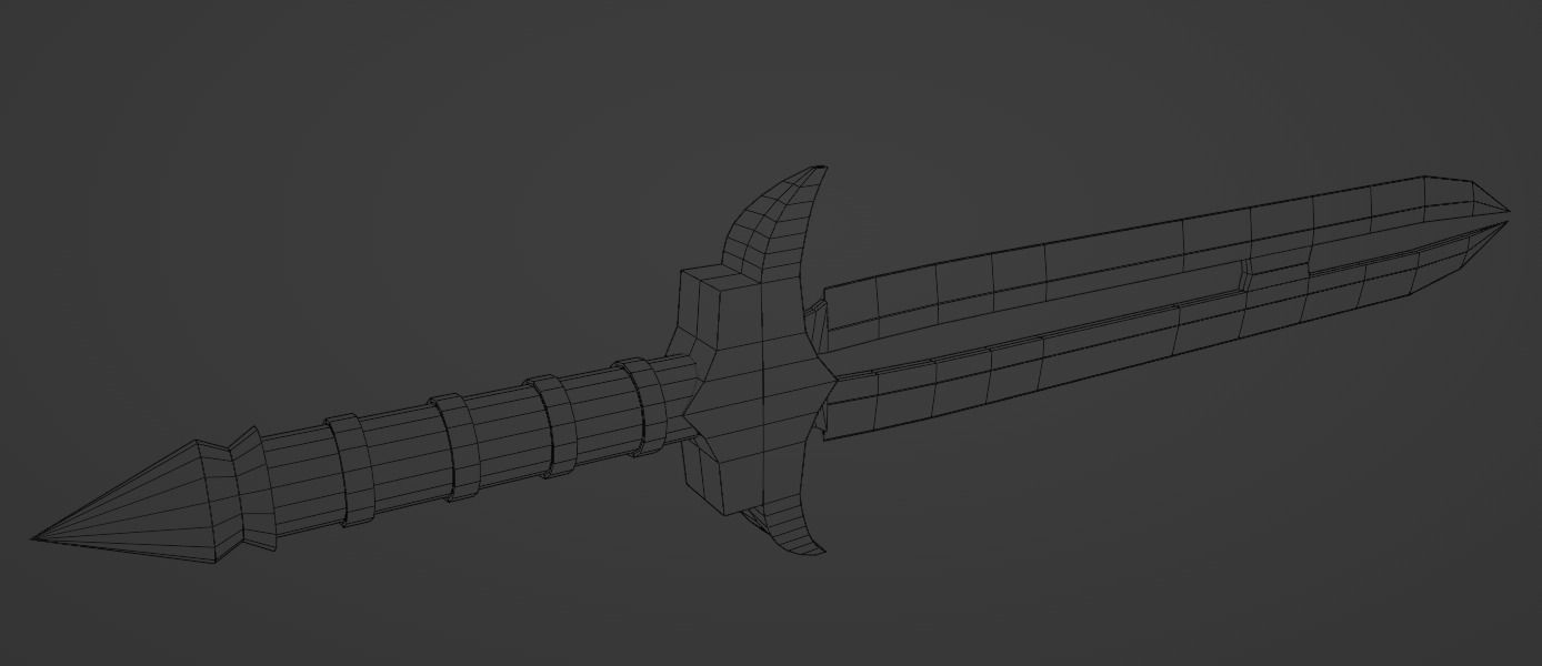 3D model Fantasy Dagger VR / AR / low-poly | CGTrader