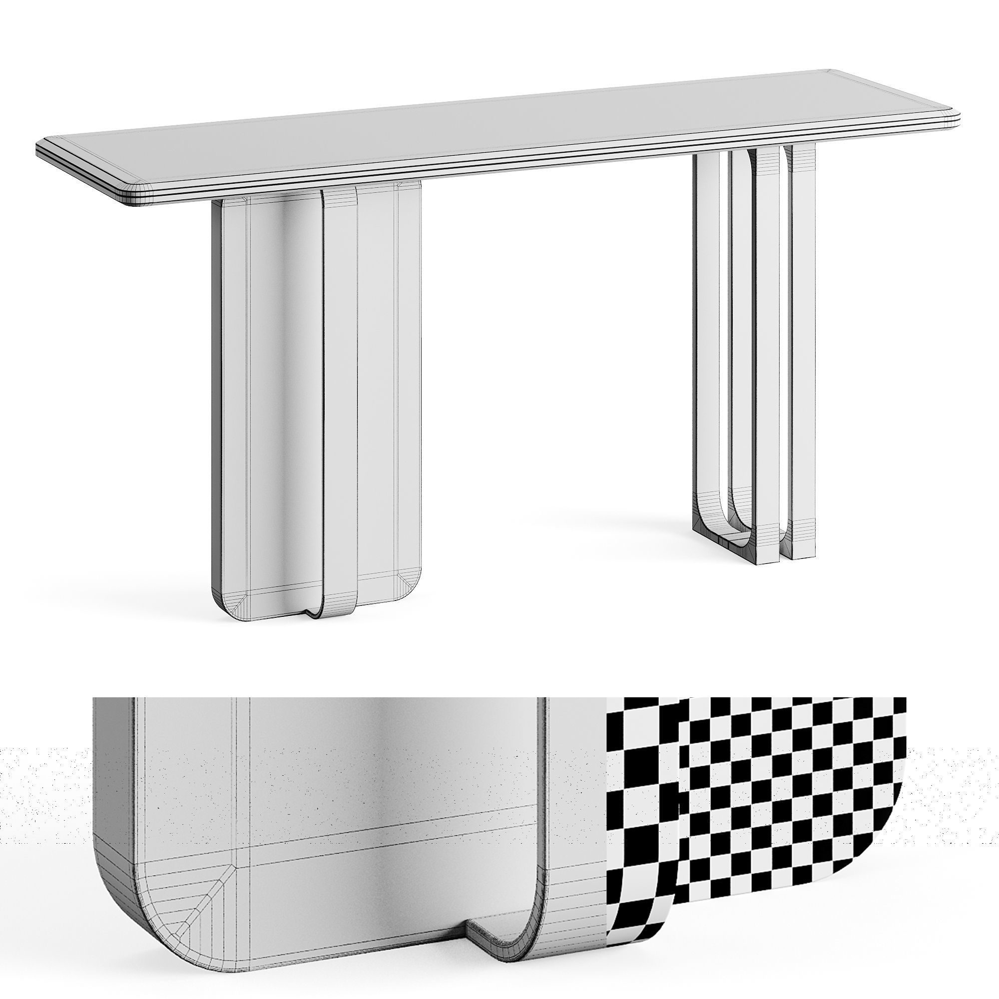 Ana Roque BLOCK Console Table 3D model | CGTrader