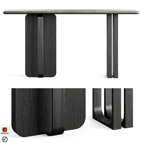 Ana Roque BLOCK Console Table 3D model | CGTrader