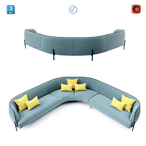 Liu Jo - Caillou modular 3D model | CGTrader