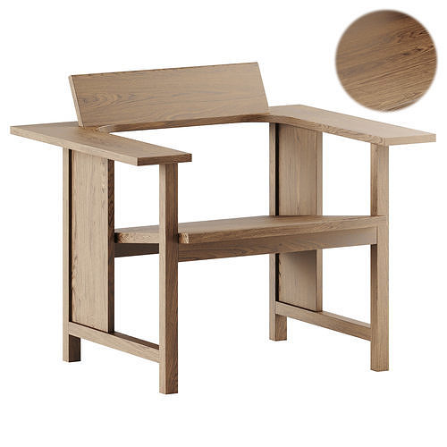 Mattiazzi MC10 Clerici lounge chair 3D model | CGTrader