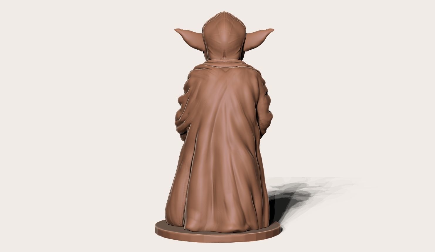 Yoda Sculpture 3D print model 3D model 3D printable | CGTrader