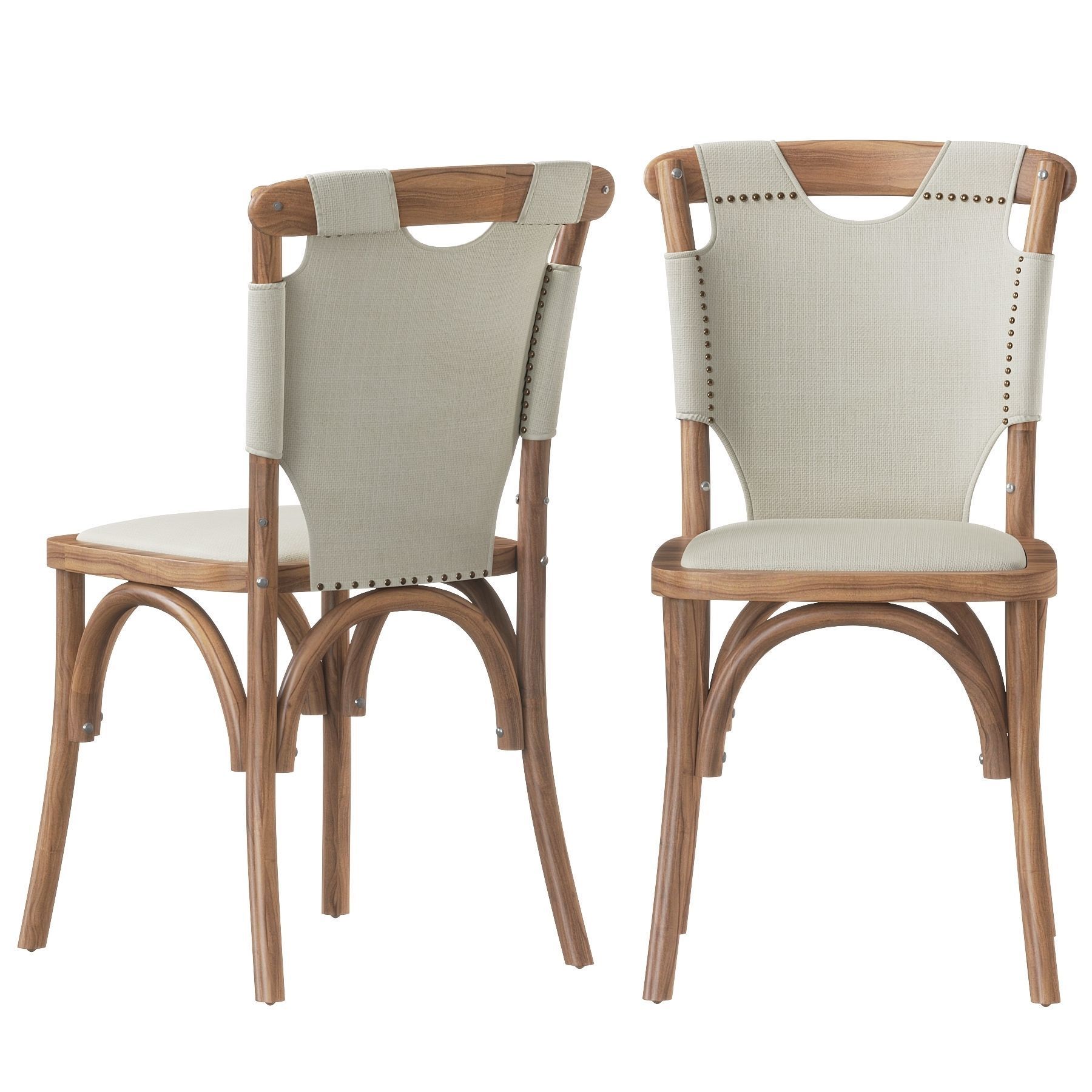 Iyla Rustic Beige Performance Chair 3D model | CGTrader