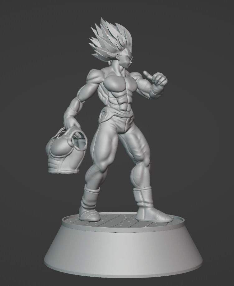 VEGETA WORKOUT 3D model 3D printable | CGTrader