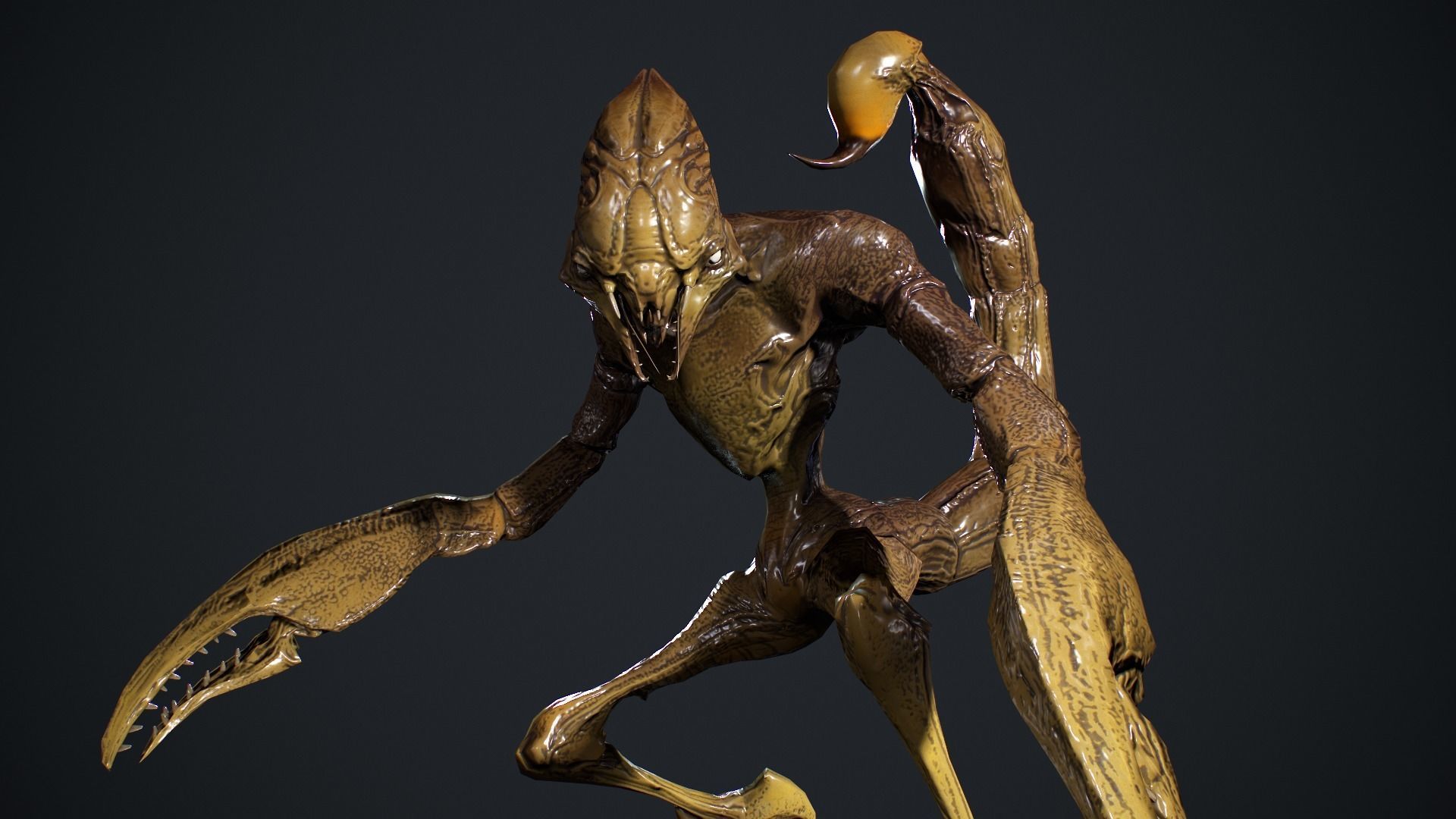 3D model Scorpion Creature VR / AR / low-poly rigged animated | CGTrader