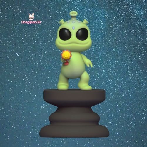 Space Chess - Warrior Alien - Pawn 3D model 3D printable | CGTrader
