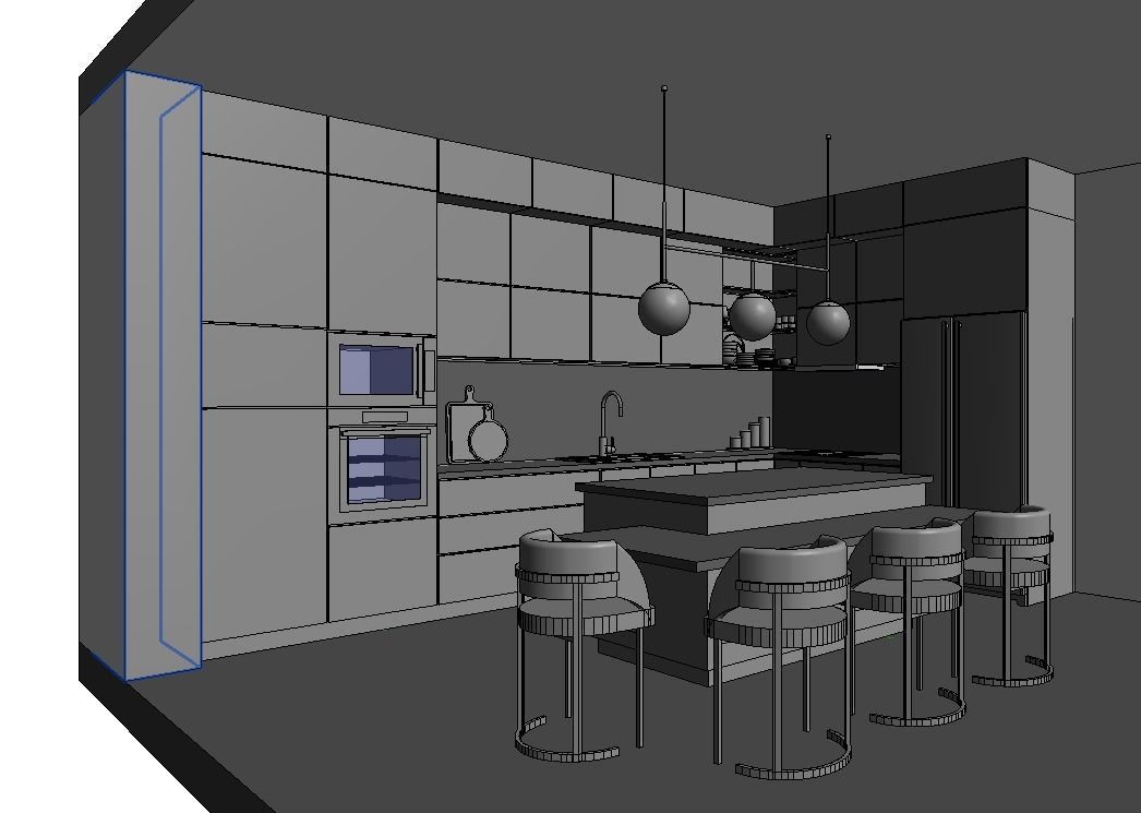 3D modern kitchen 3D model | CGTrader