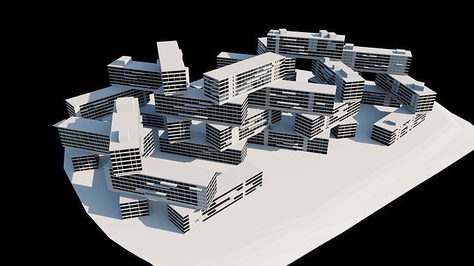 3D model The Interlace Singapore VR / AR / low-poly | CGTrader