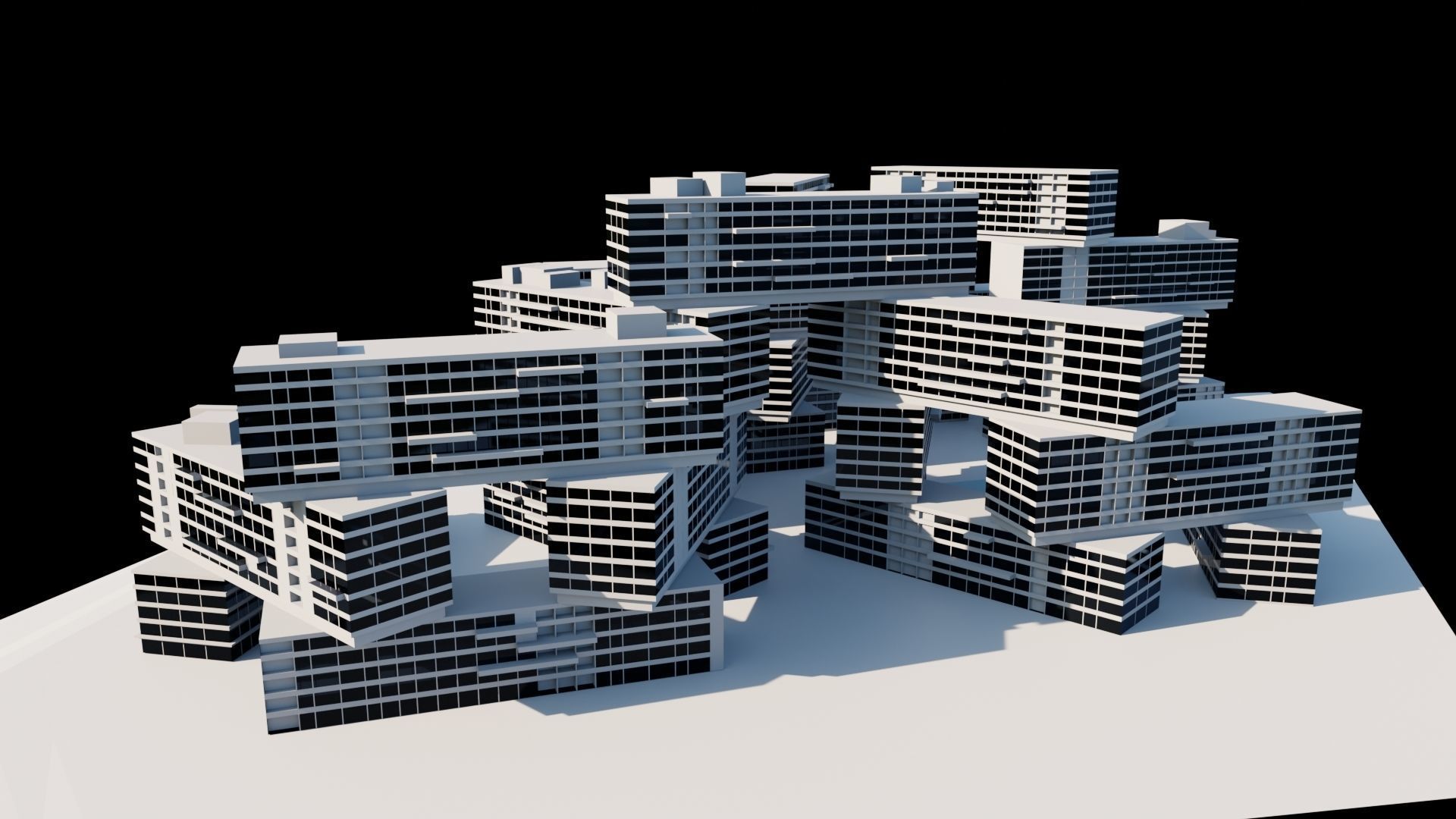 3D model The Interlace Singapore VR / AR / low-poly | CGTrader