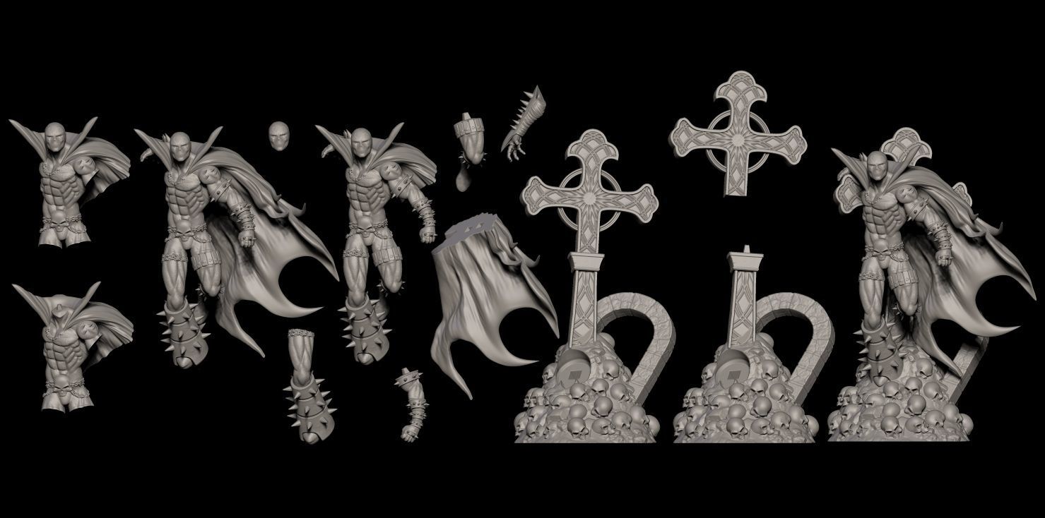 Fan Art Spawn - Statue 3D model 3D printable | CGTrader
