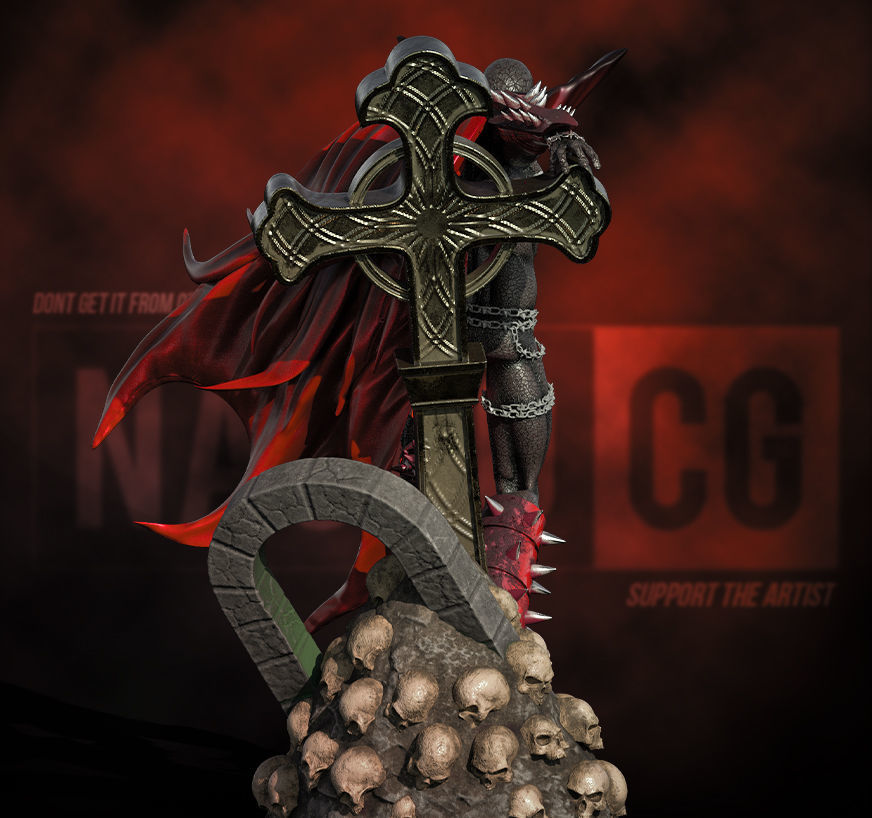 Fan Art Spawn - Statue 3D model 3D printable | CGTrader