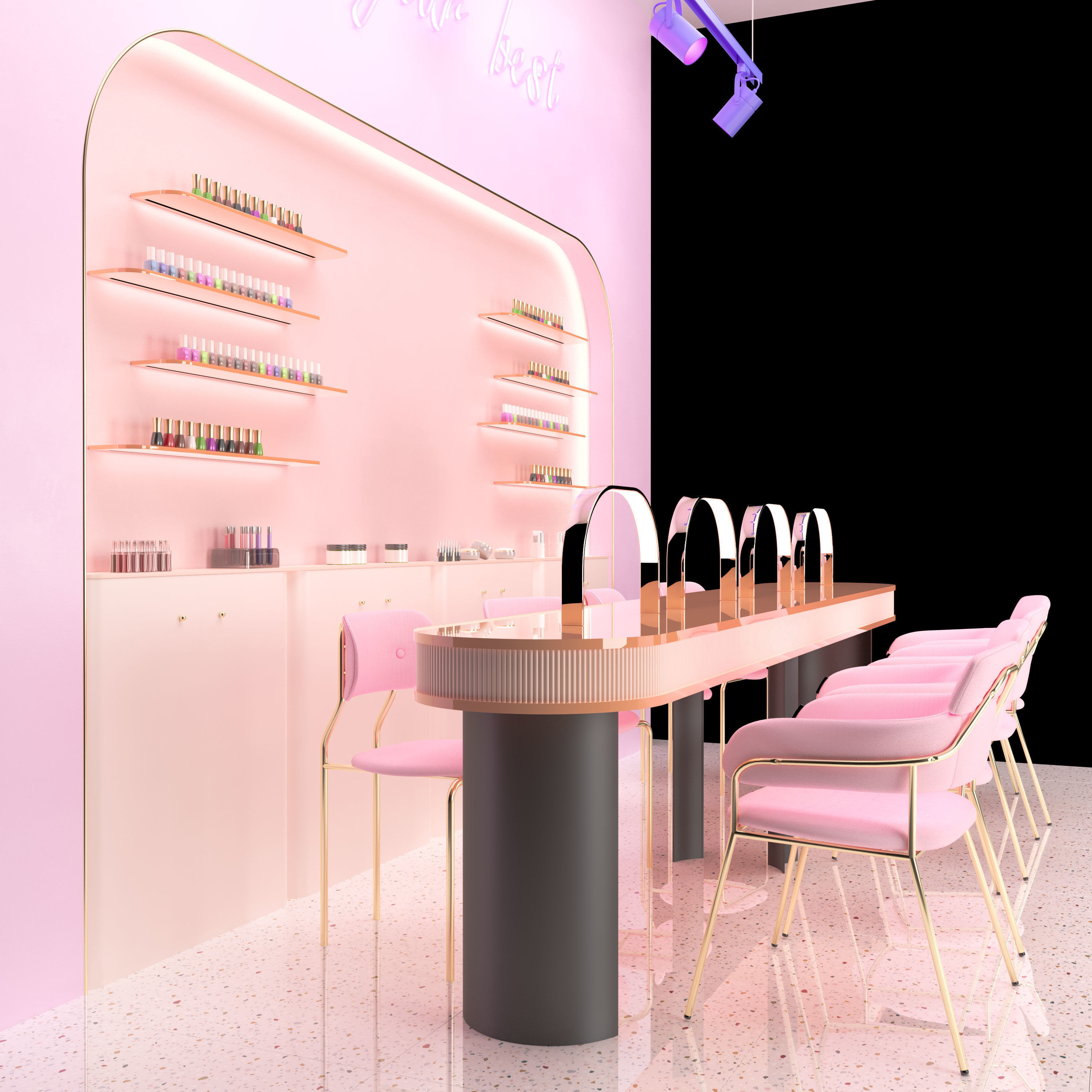 Beauty salon 3D model | CGTrader