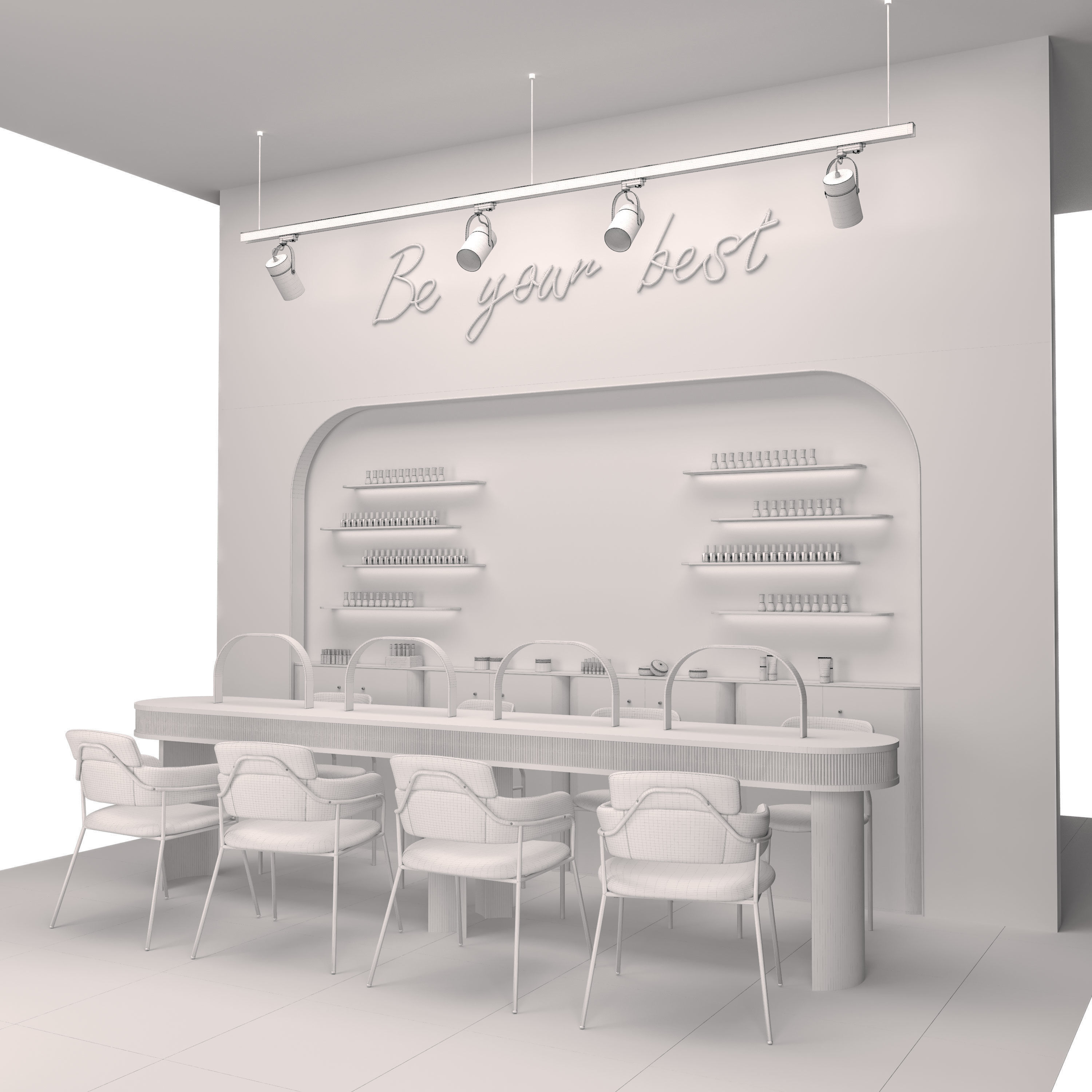 Beauty salon 3D model | CGTrader