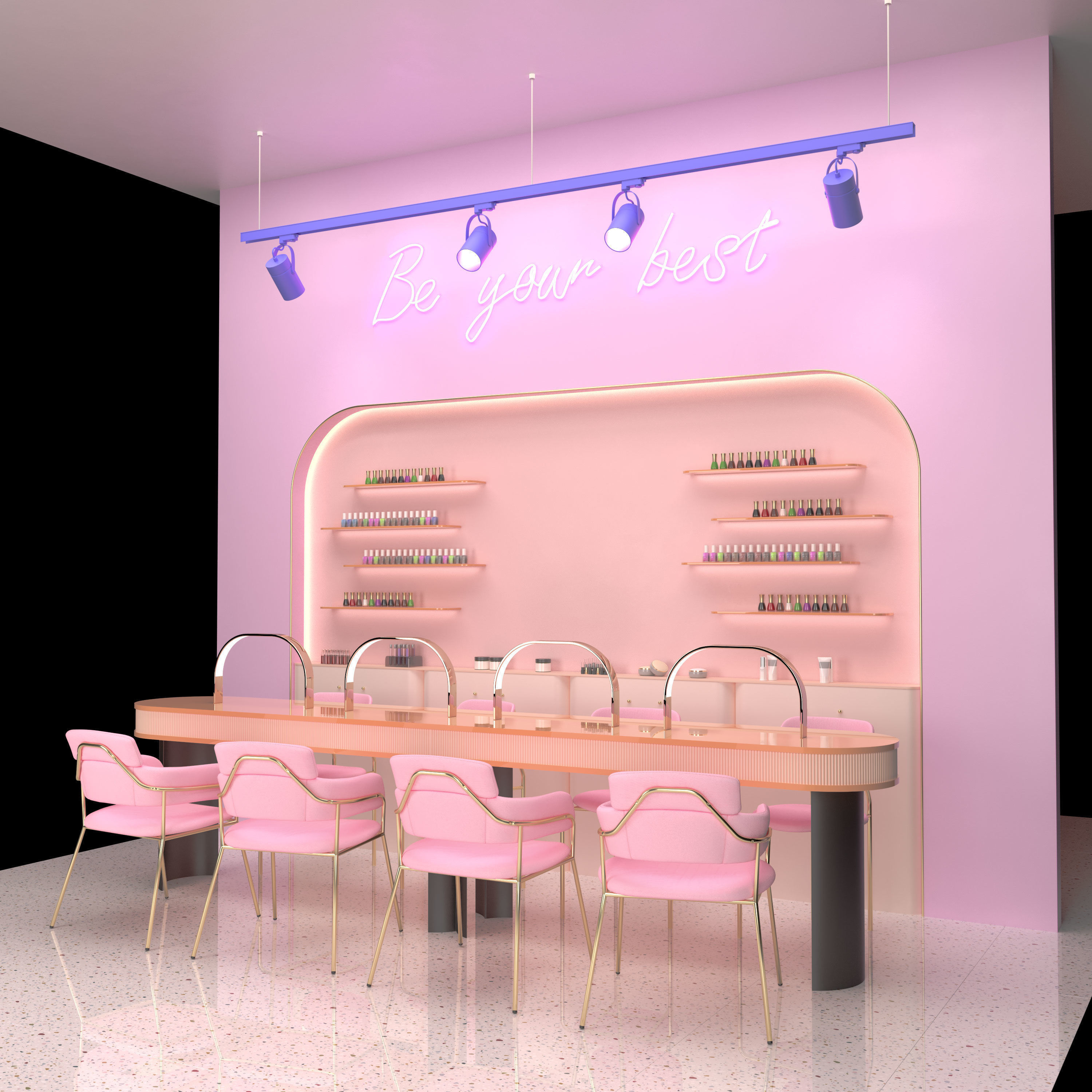 Beauty salon 3D model | CGTrader