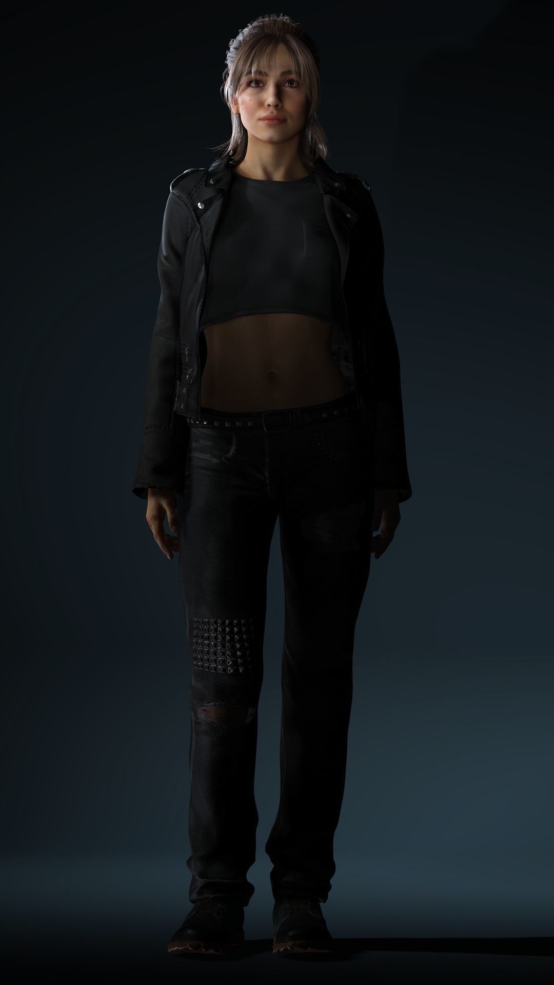 Amber Free High-Poly 3D model free VR / AR / low-poly 3D model animated ...