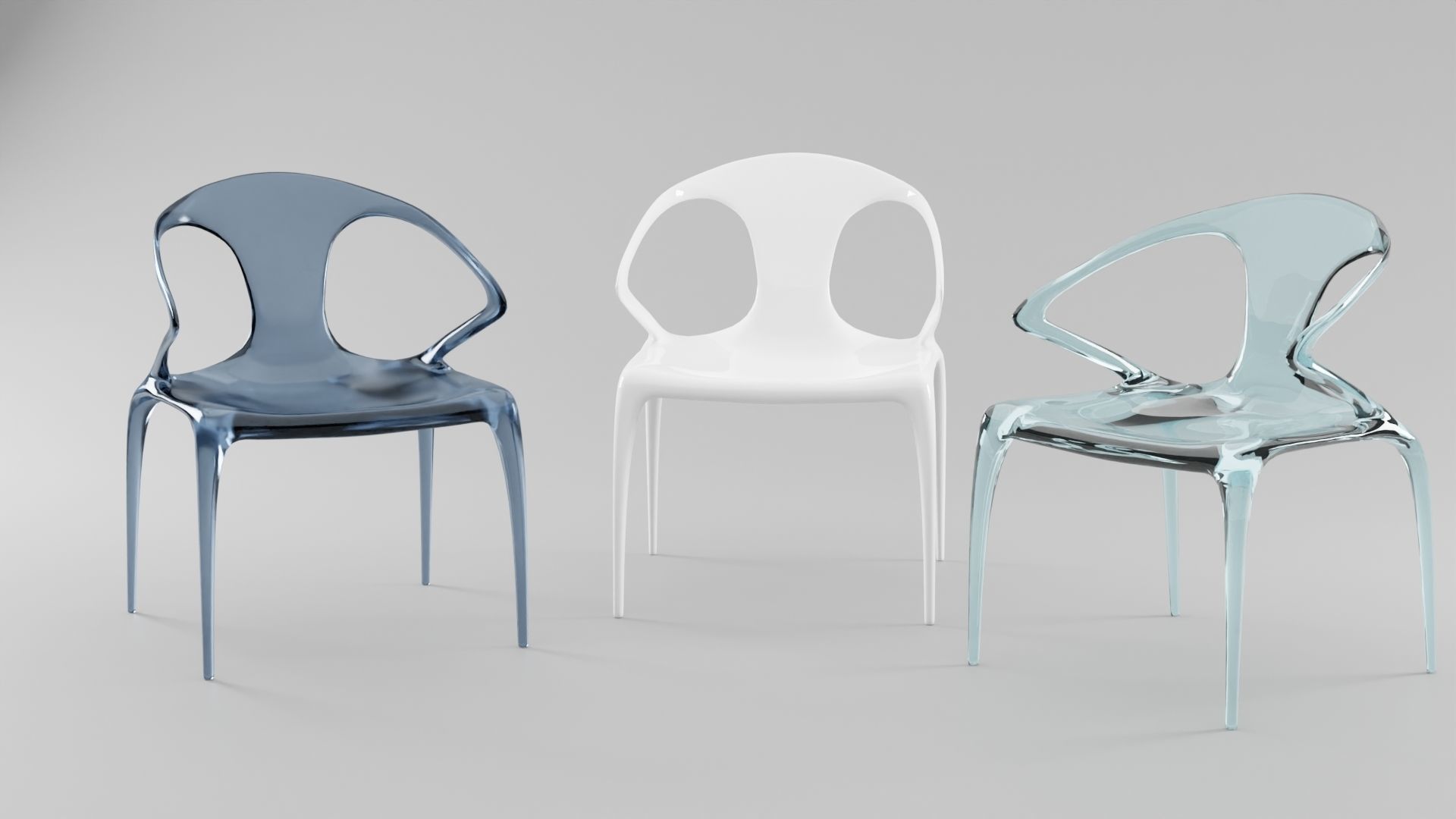 Chair Roche Bobois AVA Contemporaries Kitchen Architecture 3D model ...