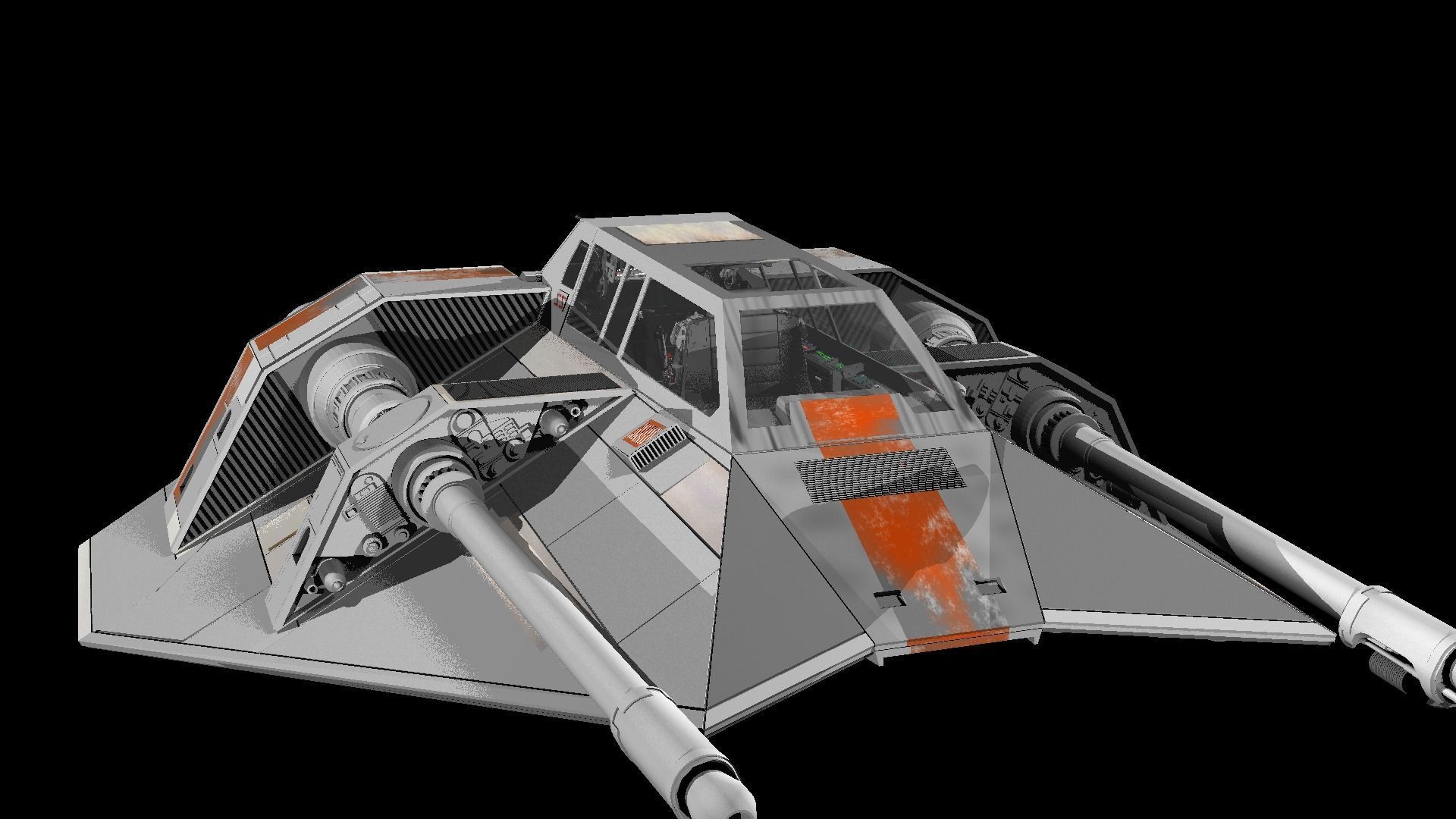 Star Wars T47 Snowspeeder 3D model | CGTrader