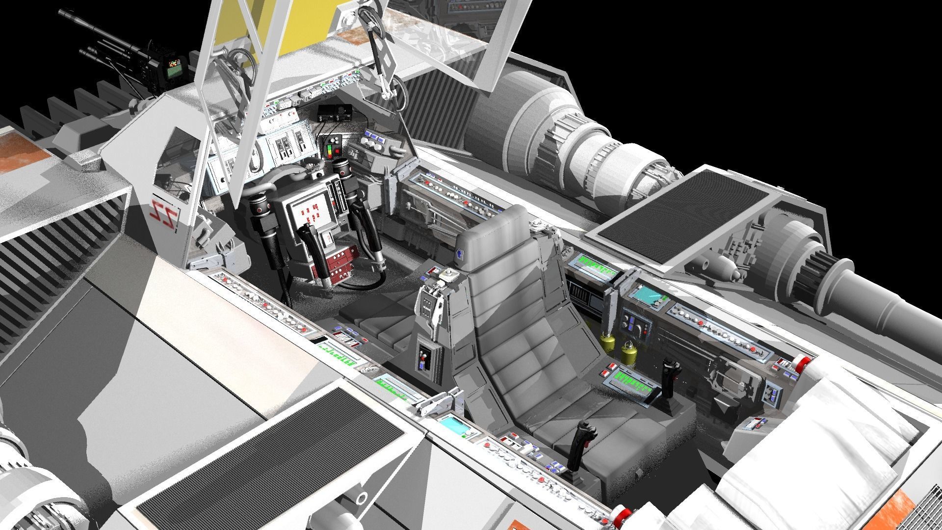 Star Wars T47 Snowspeeder 3D model | CGTrader