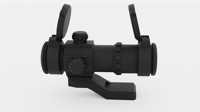2x Red Dot Optic Sight free VR / AR / low-poly 3D model | CGTrader