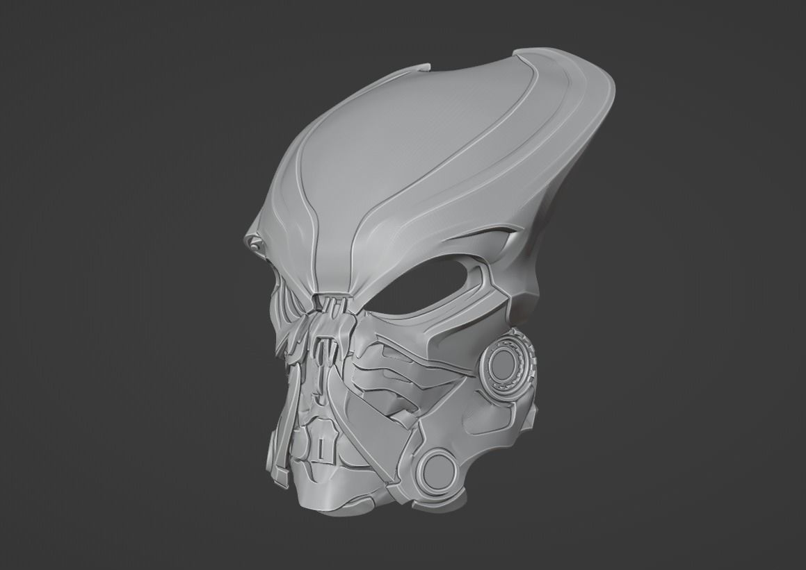 Predator Bionic mask 3D model 3D printable | CGTrader
